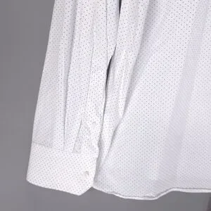 Indochino | Shirts | Indochino Mens White Blue Polka Dot Dress Shirt ...